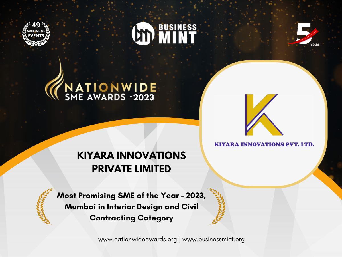 KIYARA INNOVATIONS Private Limited – Most Promising SME of the Year ...